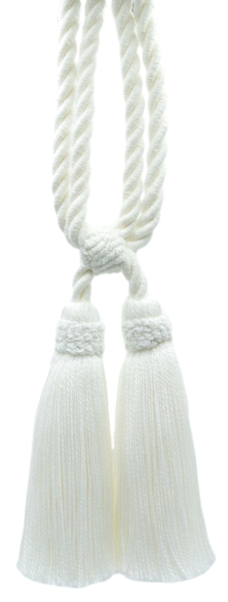 Traditional Cotton Double Tassel Curtain & Drapery Tassel Tieback ...