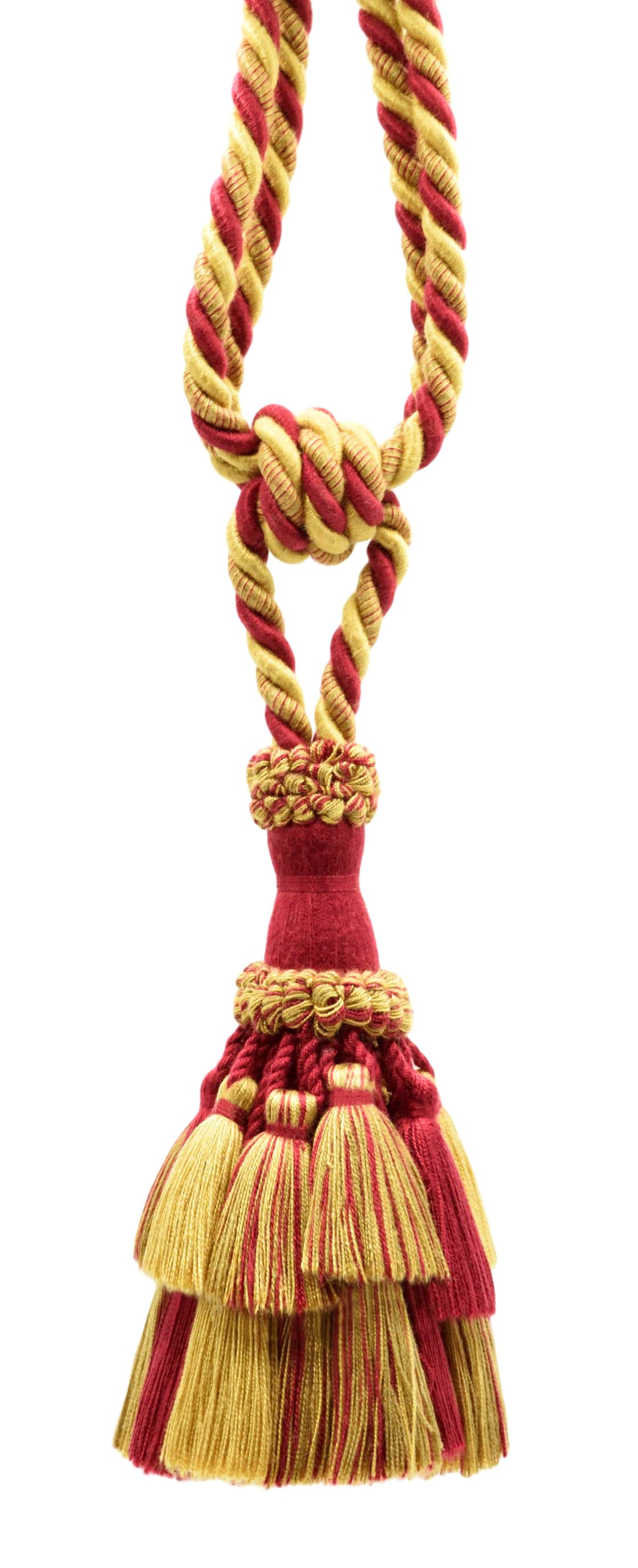 Lovely Double Tiered Curtain Tassel Tieback, Tassel Length 7" (17.5cm ...